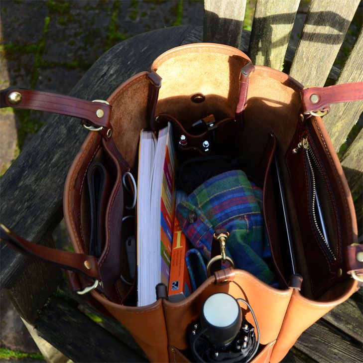ADJUSTABLE TOTE BAG - Natural