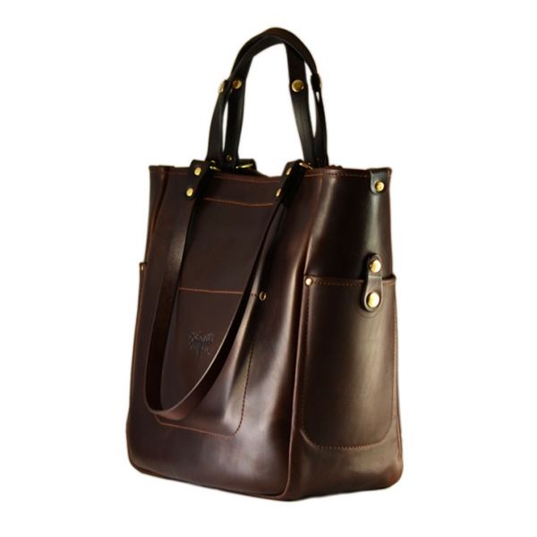 ADJUSTABLE TOTE BAG - Brown